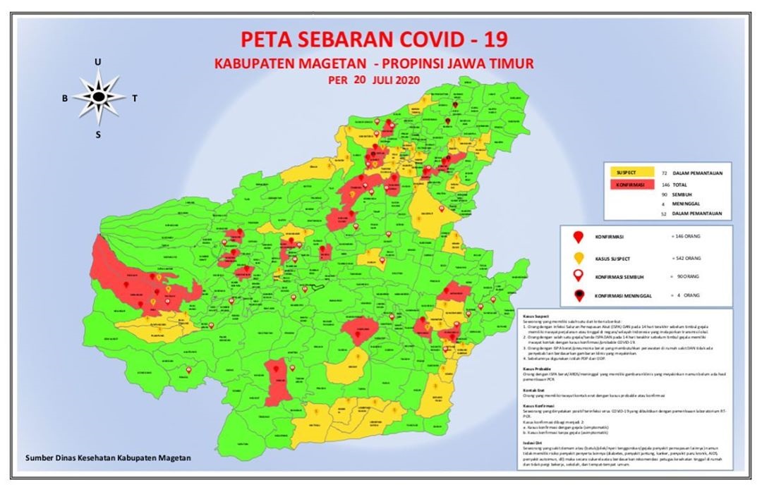 Tayang Perdana Update Peta Sebaran Covid-19 dengan Istilah dan Definisi ...