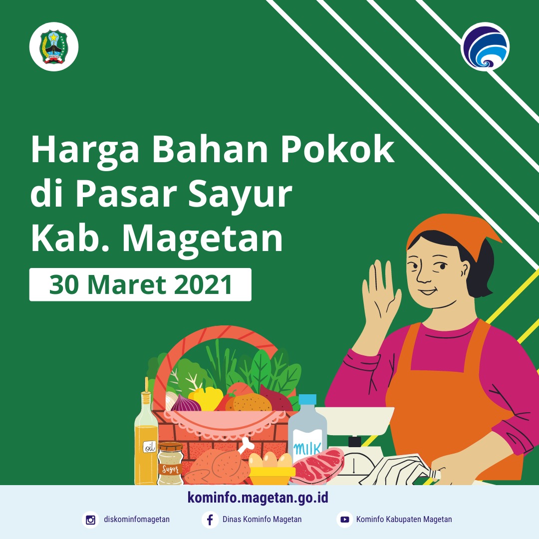 Harga Bahan Pokok Di Pasar Sayur Kabupaten Magetan, Per 30 Maret 2021 ...