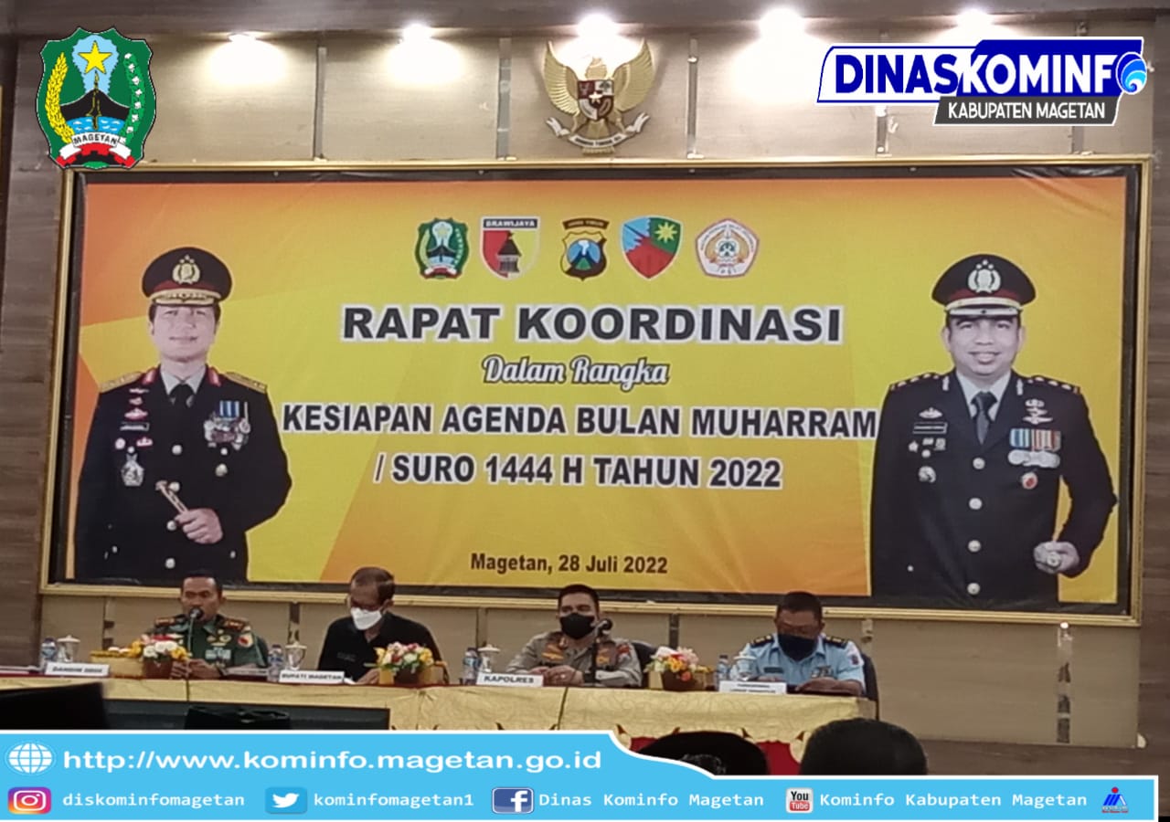 Polres Magetan Gelar Rakor Persiapan Suro Tahun 2022 – Dinas Komunikasi dan Informatika Kab. Magetan