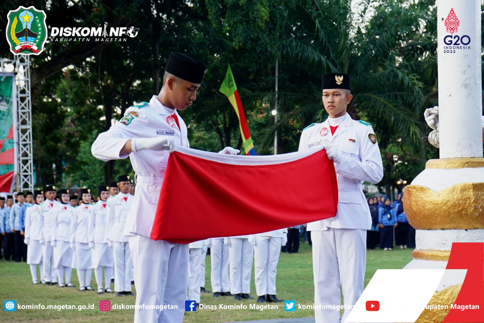 Upacara Penurunan Bendera Merah Putih Tarik Antusias Masyarakat – Dinas Komunikasi dan ...