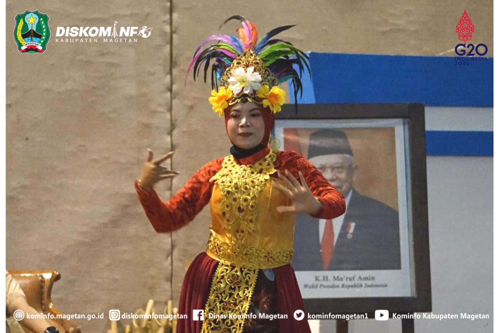 Tari Jalak Lawu & Tari Daul Tampil di Pasar Rakyat Festival Gubernur Soerjo – Dinas Komunikasi ...