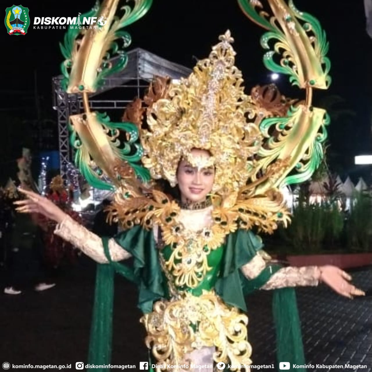 22 karakter unik meriahkan Festival Gubernur Soerjo di GOR Ki Mageti Magetan – Dinas Komunikasi ...