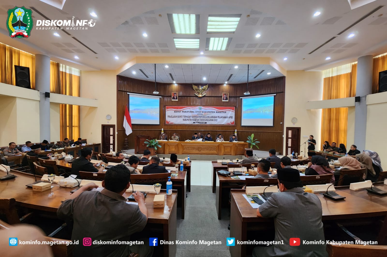 RAPAT PARIPURNA TENTANG PERTANGGUNGJAWABAN PELAKSANAAN APBD TAHUN ANGGARAN 2022 – Dinas ...
