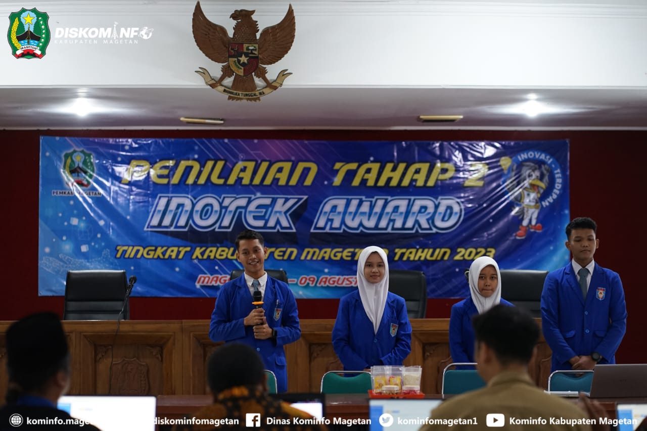 Unjuk Inovasi dalam INOTEK AWARD Tahun 2023 Kabupaten Magetan – Dinas ...