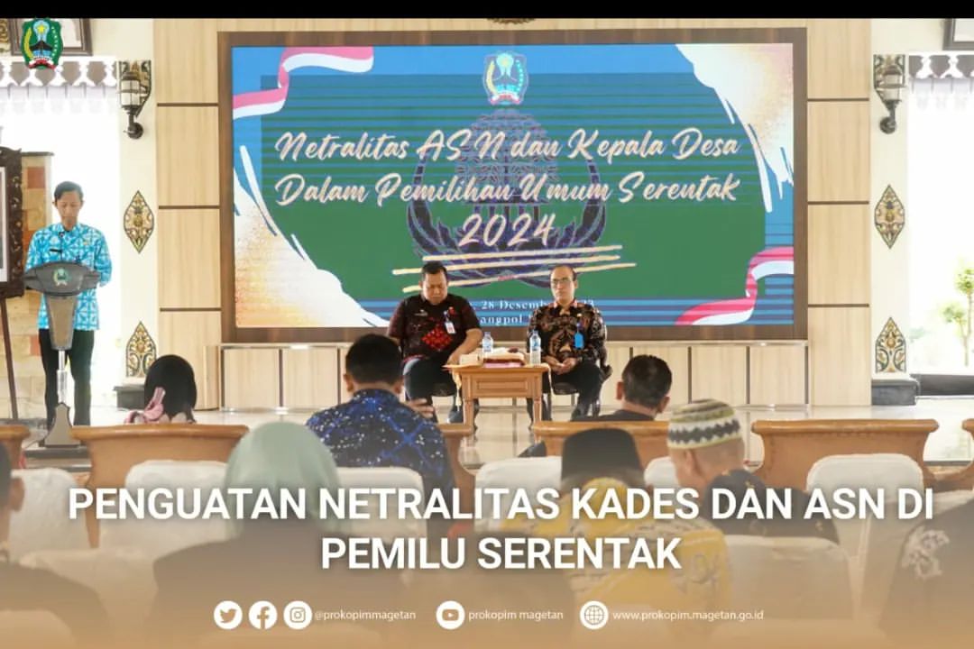 PEMKAB MAGETAN GELAR SOSIALISASI PENGUATAN NETRALITAS KADES DAN ASN – Dinas Komunikasi dan ...