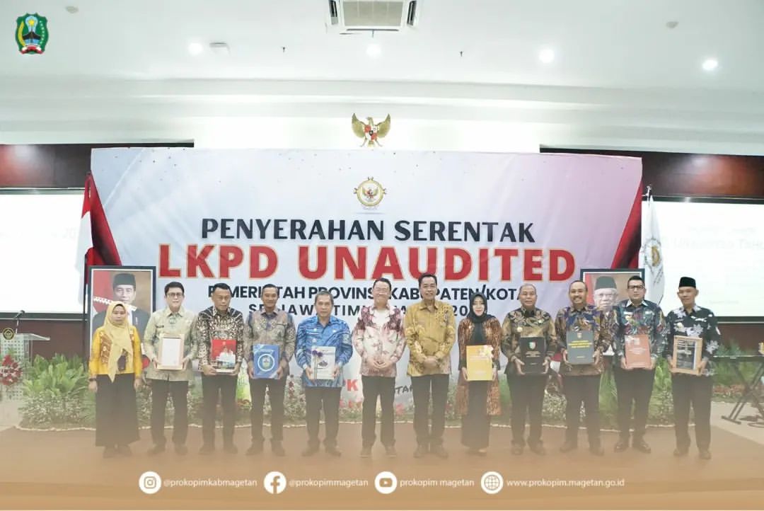 Penyerahan Serentak LKPD Unaudited Pemerintah Provinsi/Kabupaten/Kota Se-Jawa Timur Tahun 2023 ...