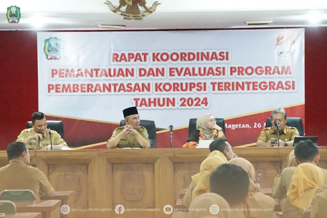 Rapat Koordinasi Pemantauan dan Evaluasi Program Pemberantasan Korupsi Terintegrasi tahun 2024 ...