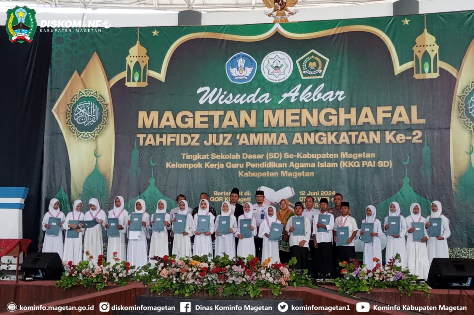 Cetak Generasi Penghafal Al-Qur’an Pemkab Magetan Wisuda Akbar Juz Amma Tingkat SD se-Kabupaten ...