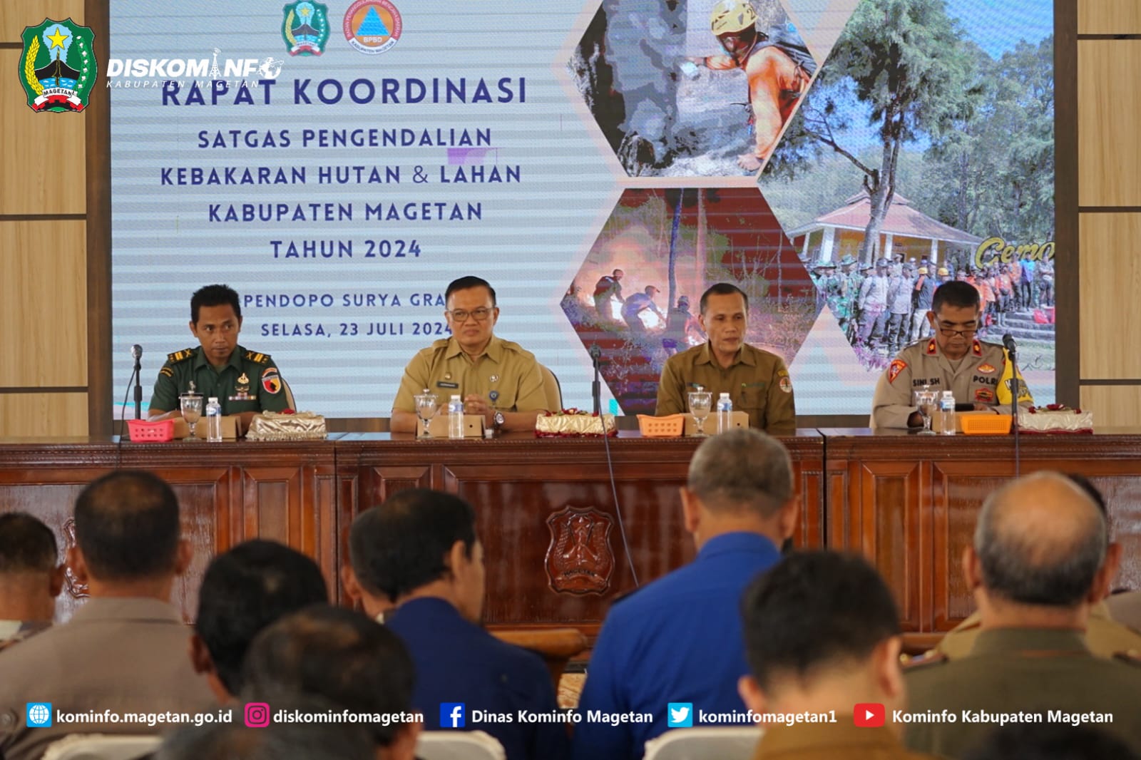 Rakor Satgas Pengendalian Kebakaran Hutan dan Lahan di Kabupaten Magetan Tahun 2024 – Dinas ...