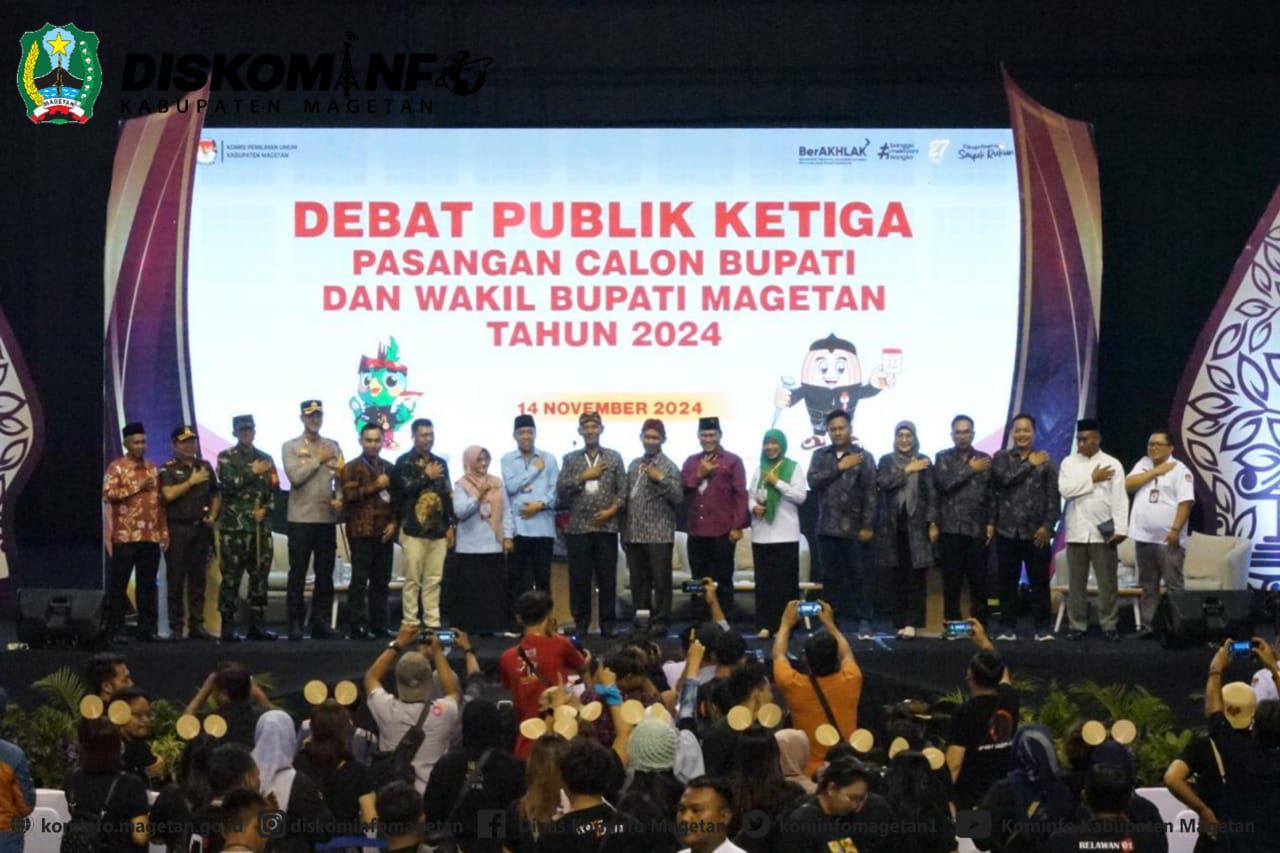 Debat Publik Ketiga, GOR Ki MagetiJadi Saksi Prosesi Demokrasi Magetan – Dinas Komunikasi dan ...